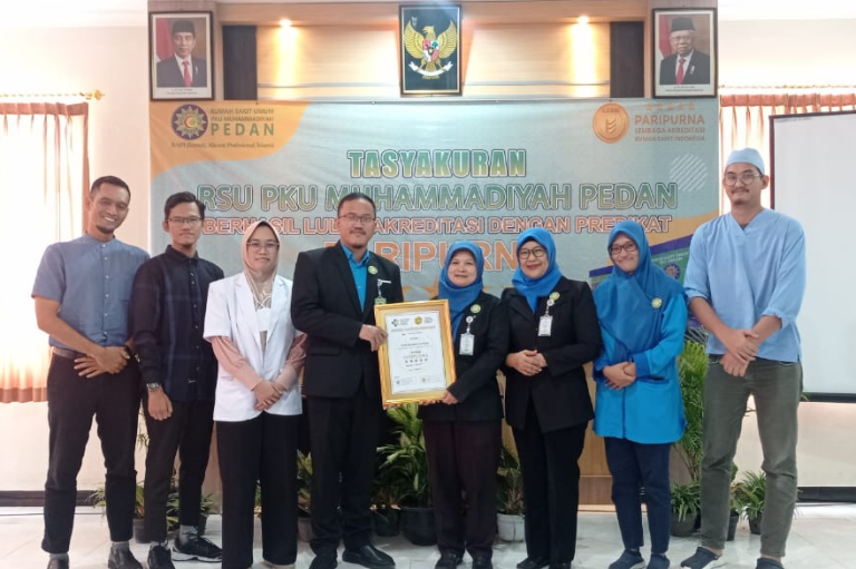 Selamat! RSU PKU Muhammadiyah Pedan Raih Predikat Akreditasi Paripurna